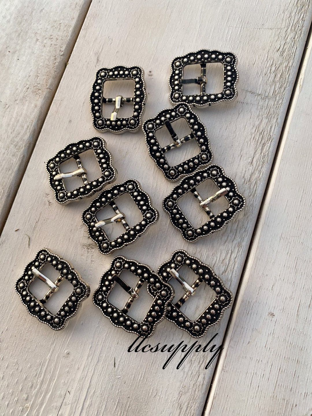 Antique Silver Buckle CLOSEOUT SALE, Cart Buckle, Leather Working ...