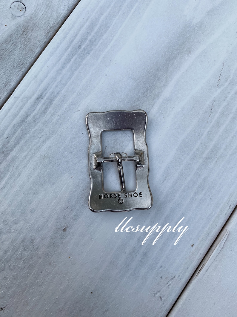 Jeremiah Watt Stainless Cart Buckle, Leather Crafting Buckle, Tack ...