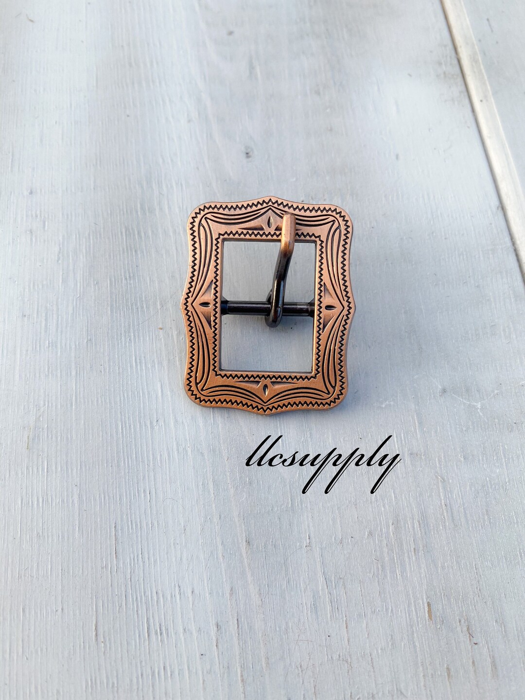 3/4" Copper Cart Buckle, Tack Making Buckle, Headstall Buckle, Cart ...