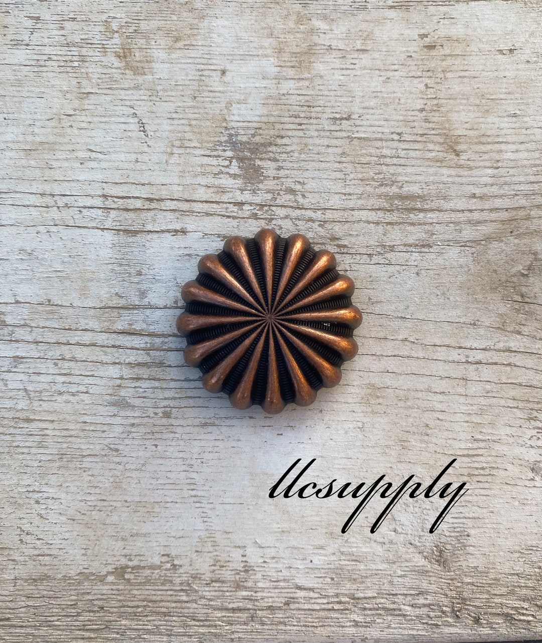 Antique Copper Pinwheel Concho, Various Sizes, Western Concho, Tack ...