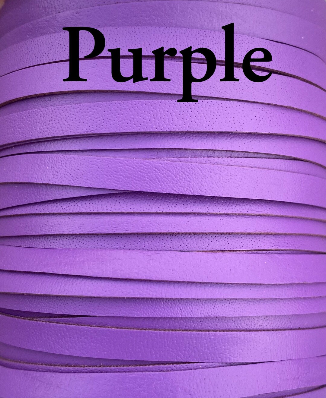 Purple Buckstitch, Leather Buckstitch Lace, Genuine Kangaroo Lace, 5MM ...