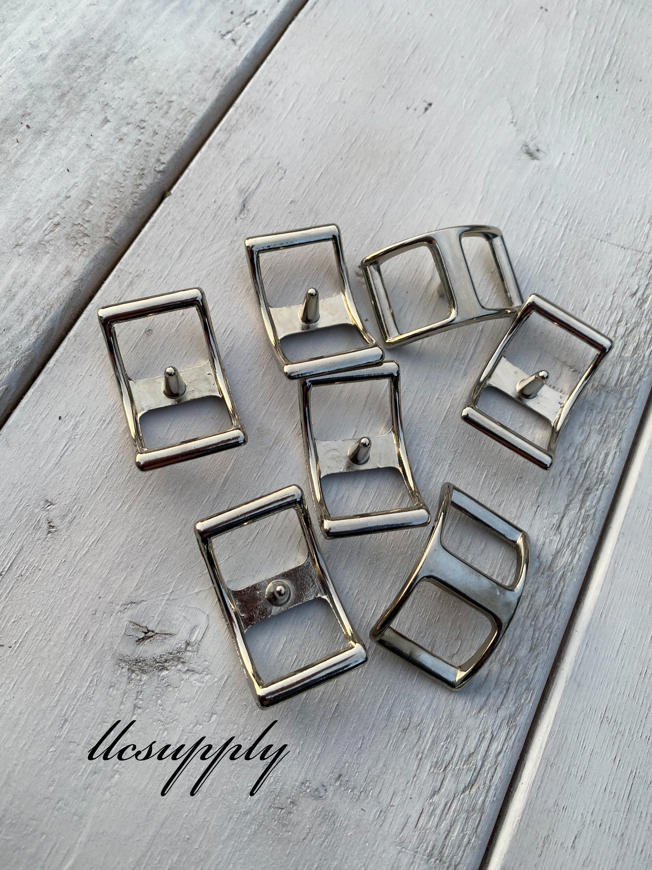 Nickel Conway Buckle, Tack Making Hardware, Leather Crafting Buckle ...