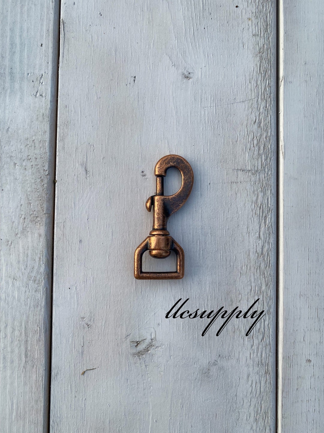 Antique Copper Flat Swivel Snap, Hardware Snap, Leather Working Snap ...