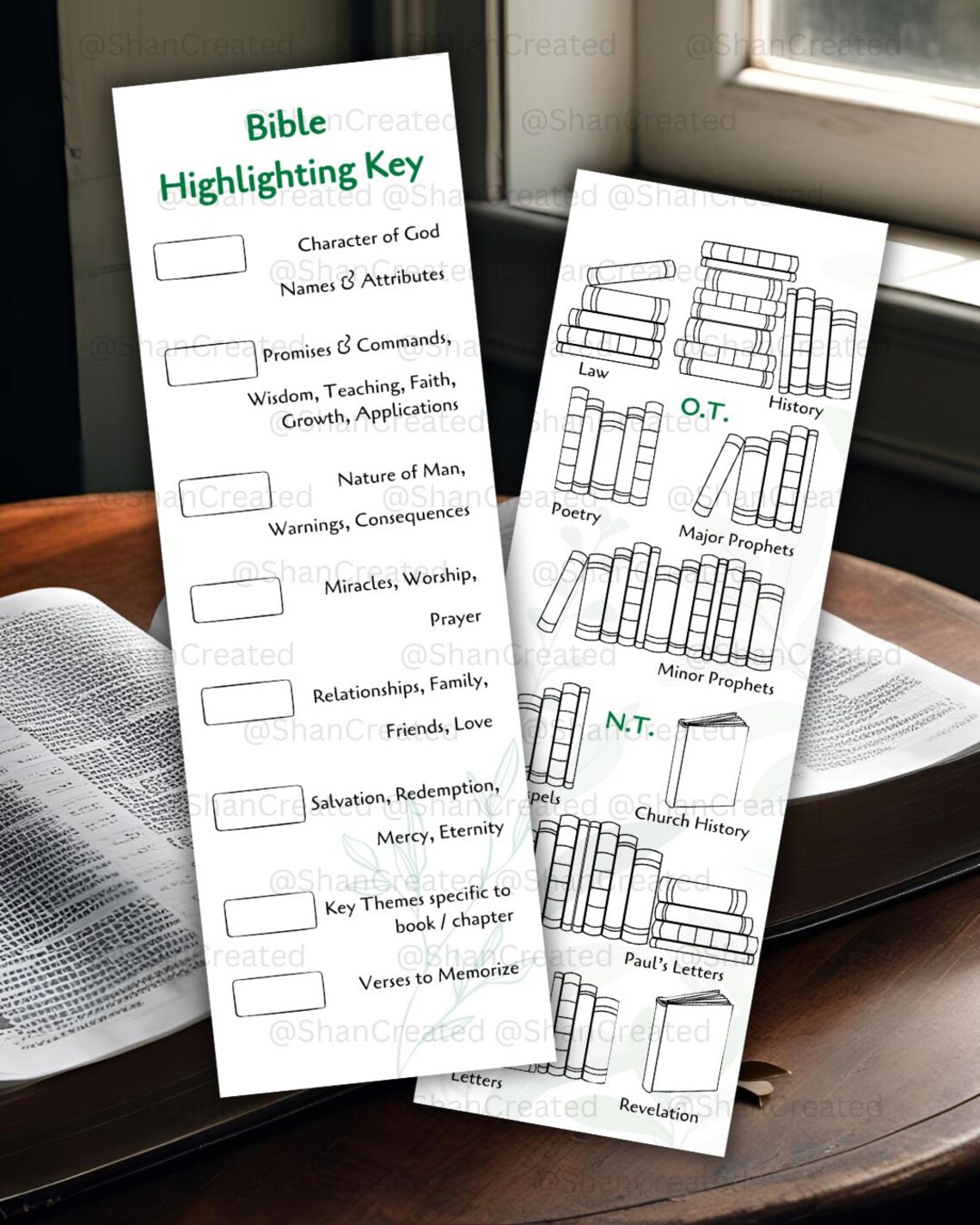 Bible Highlighting Key + Chapter Tracker - Etsy
