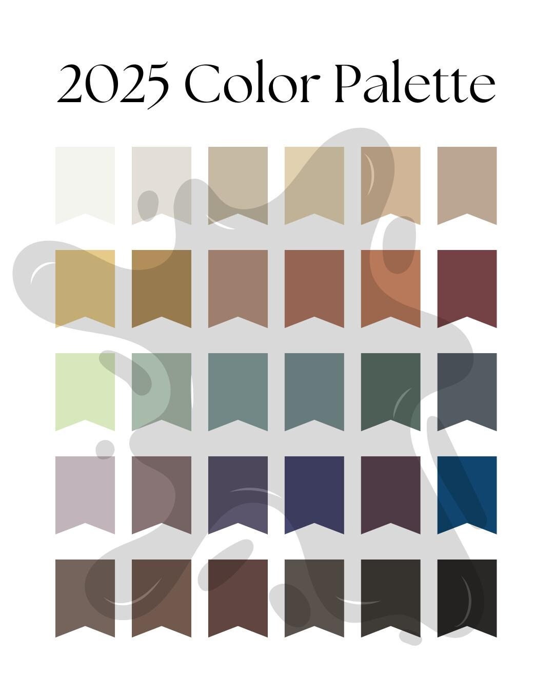 2025 Color Palette: Your Go-to Aesthetic for Trendy and Timeless ...