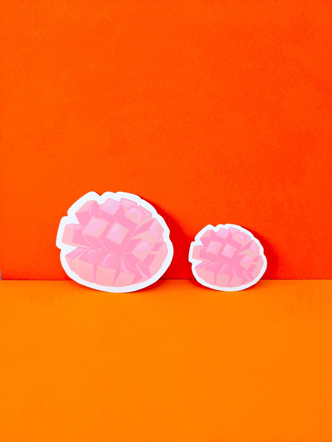 Pastel Mango Vinyl Sticker / Fruit Sticker / Laminated / - Etsy