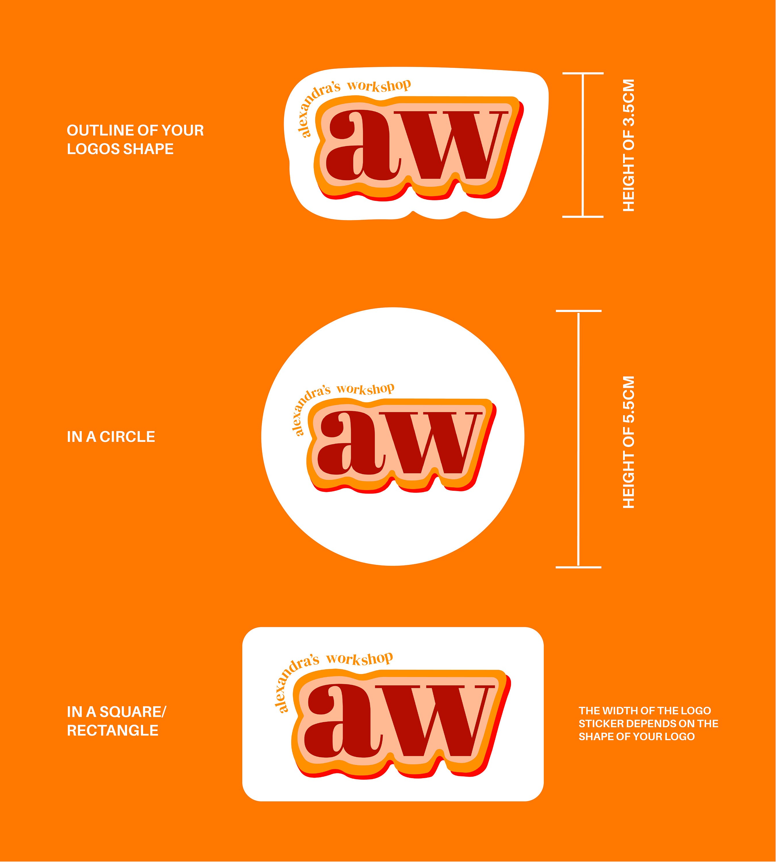 Custom Die Cut Logo Stickers / 10 Pack / Matt Vinyl / Glossy - Etsy ...