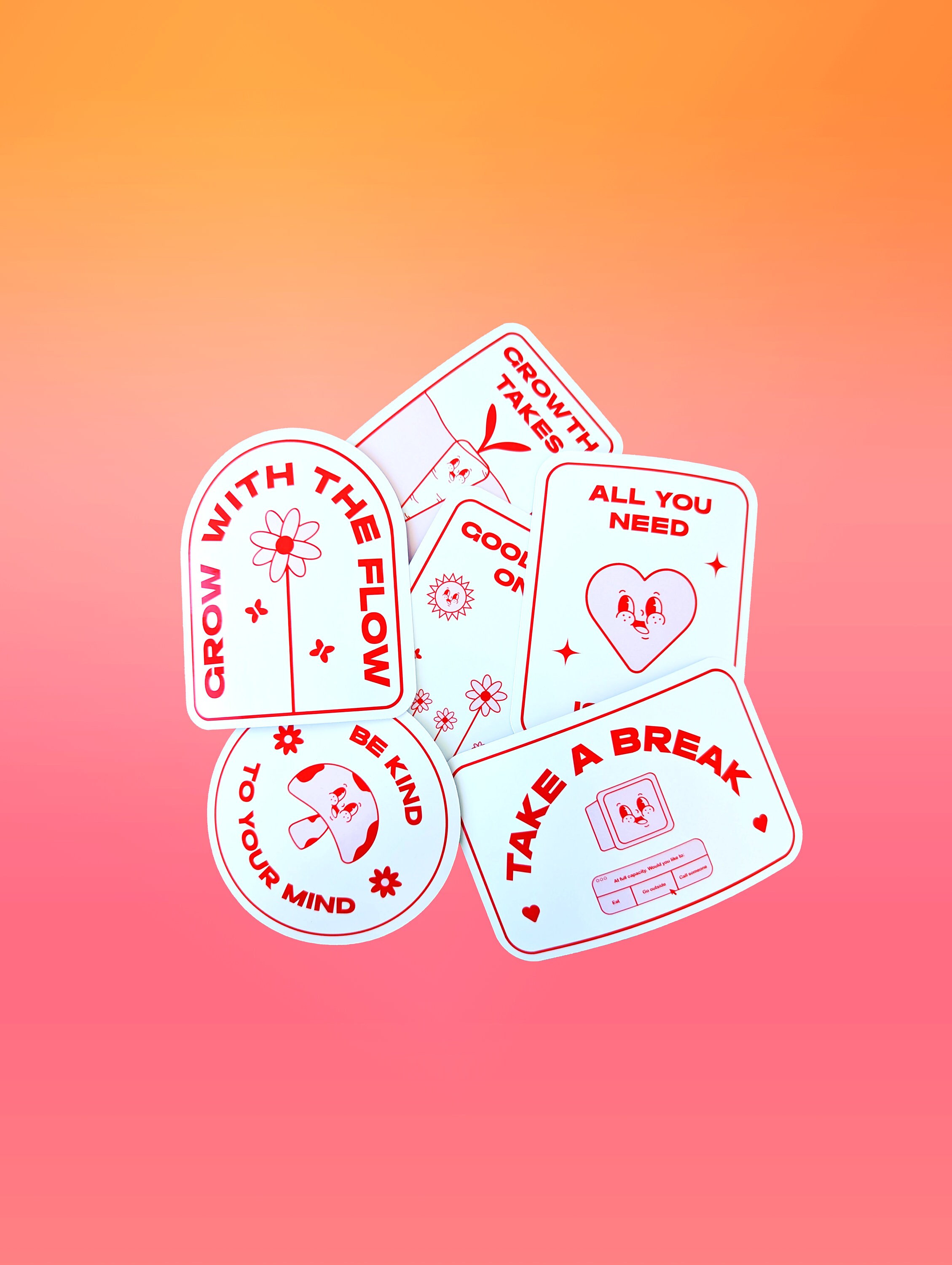 Daily Reminders Sticker Pack Retro Sticker Pack Die Cut - Etsy Australia