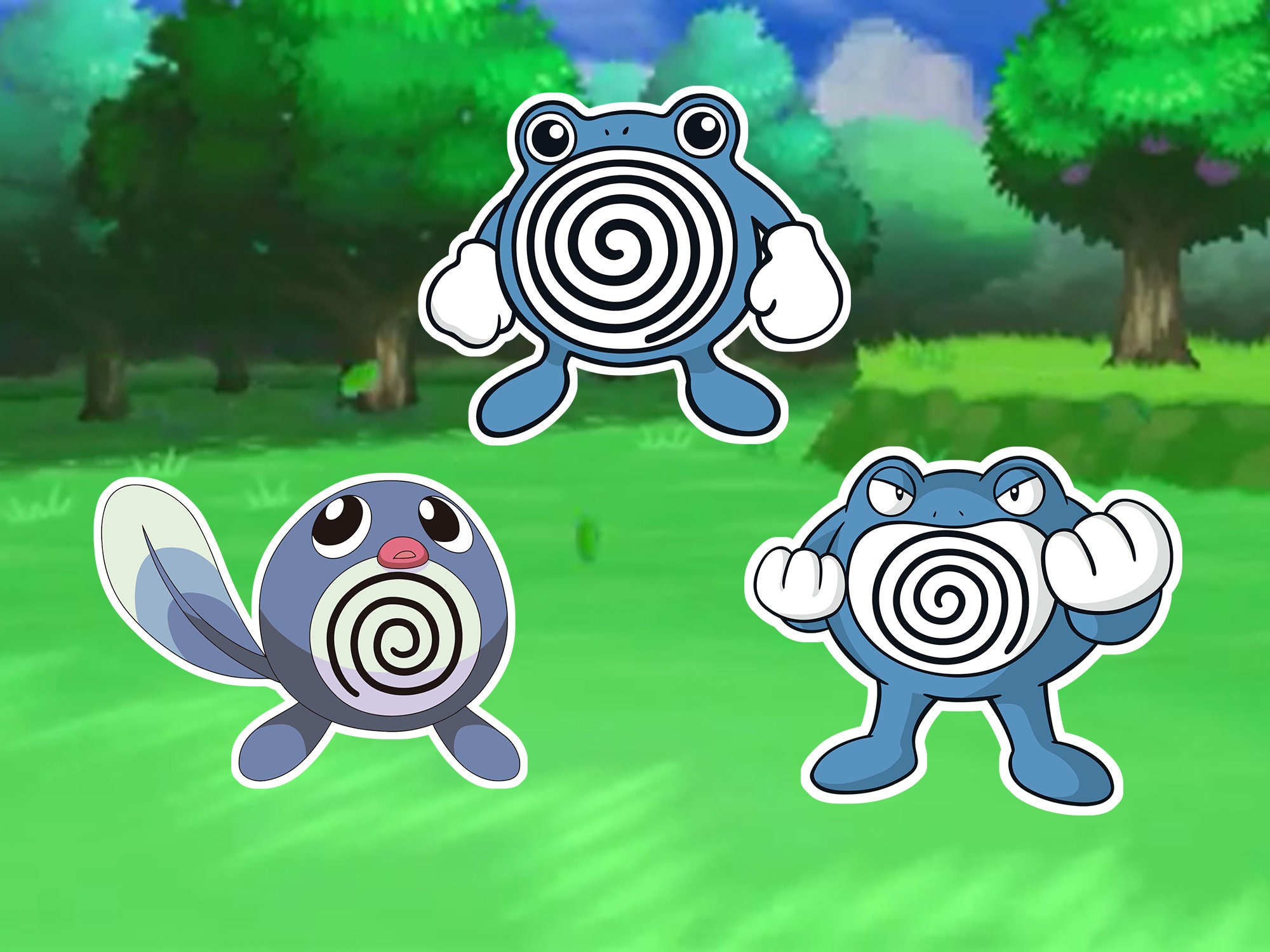 Poliwhirl Evolution Shiny