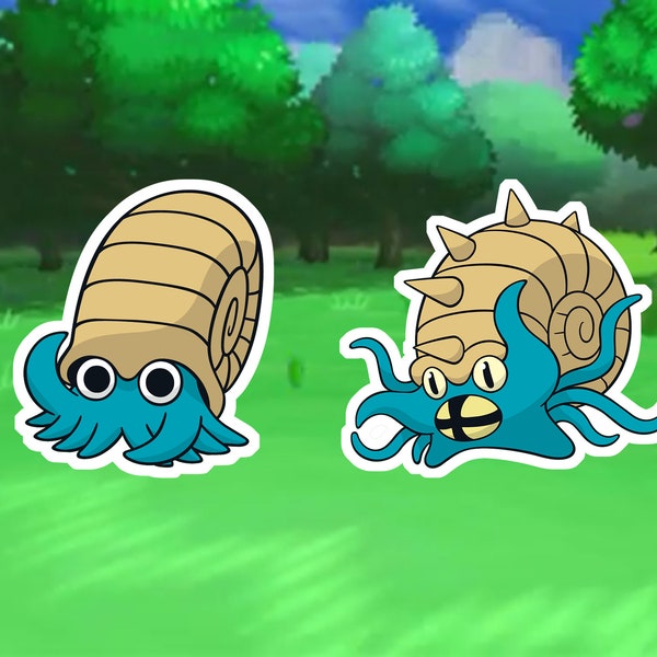 Omanyte Evolution - Etsy