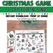 Christmas Game Printable, Christmas Games for Kids, Preschool Christmas ...