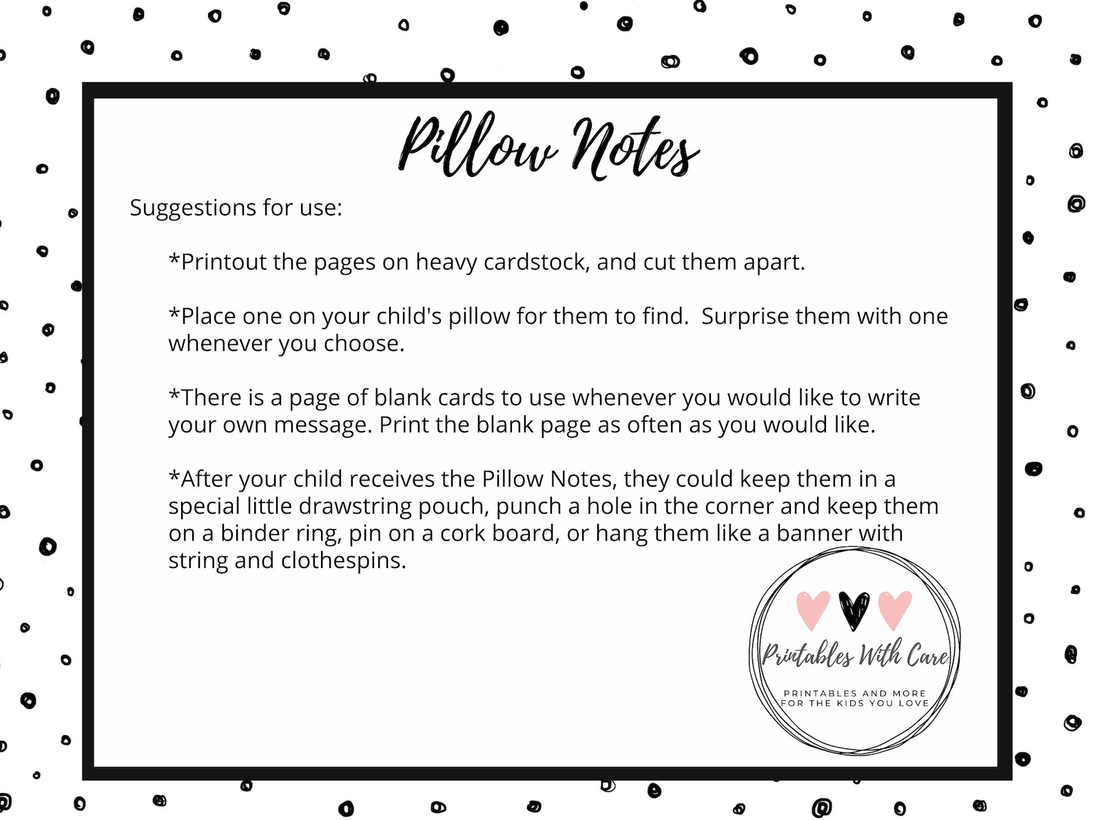 Pillow Notes for Kids, Words of Love for Daughter, Love Notes, Mom and ...