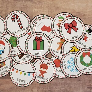 Story Tokens, Christmas Printable Games, Story Telling Printable, Story ...