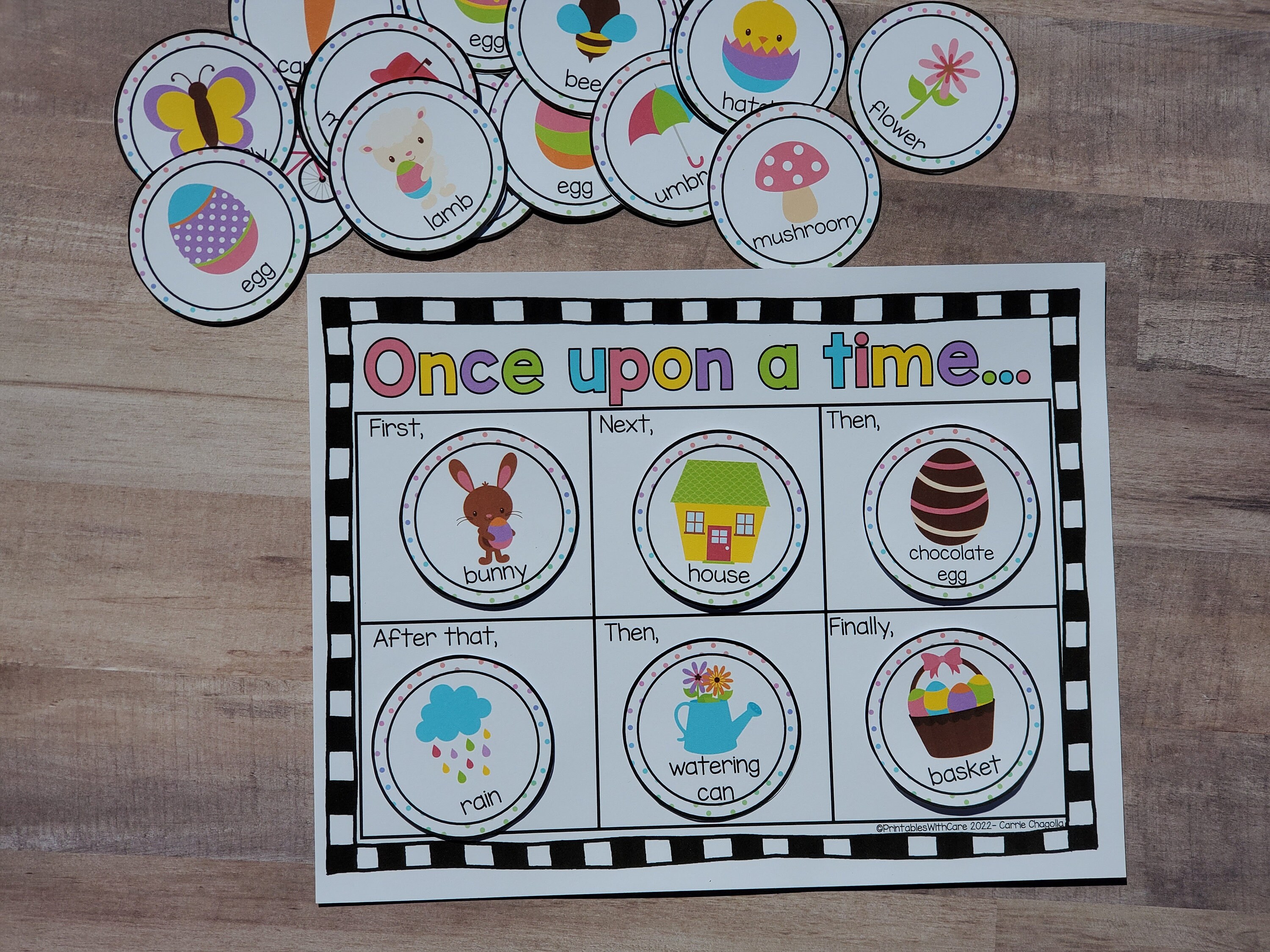 Story Tokens for Kids, Easter Story Cards, Storytelling , Imaginative ...