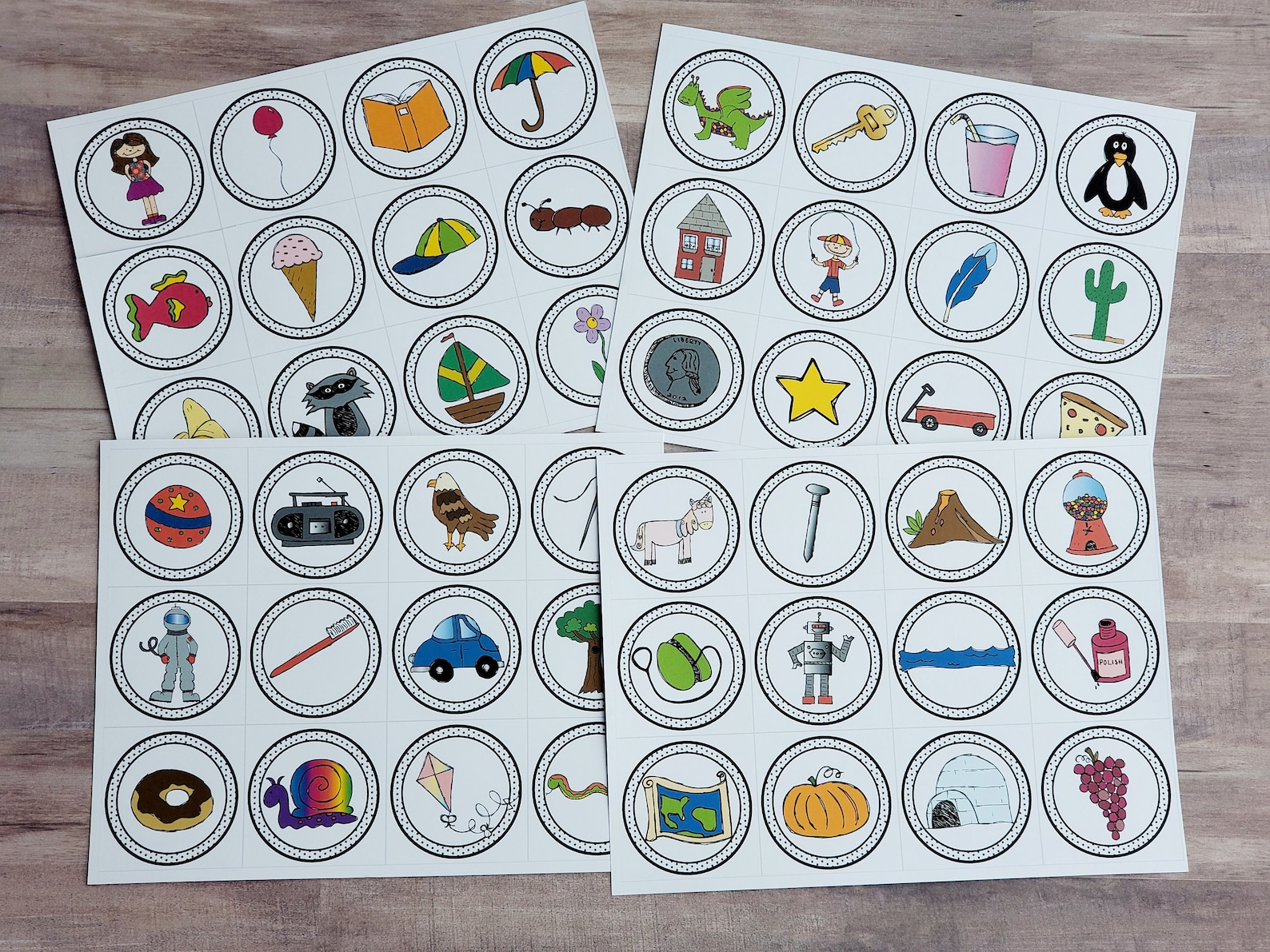 Story Tokens, Story Telling Printable, Imaginative Play, Story Cards ...