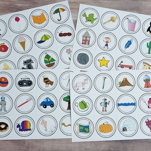 Story Tokens, Story Telling Printable, Imaginative Play, Story Cards ...