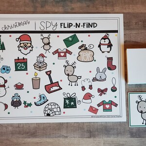 Christmas Game Printable, Christmas Games for Kids, Preschool Christmas ...