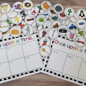 Story Tokens, Story Telling Printable, Imaginative Play, Story Cards ...