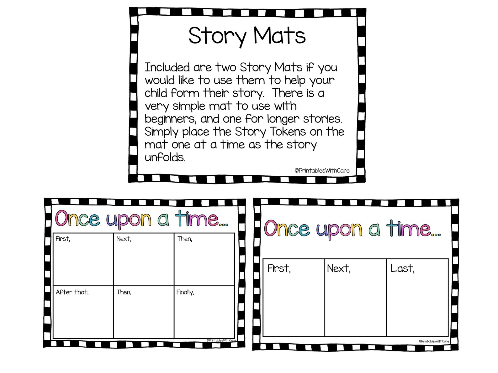 Story Tokens, Story Telling Printable, Imaginative Play, Story Cards ...