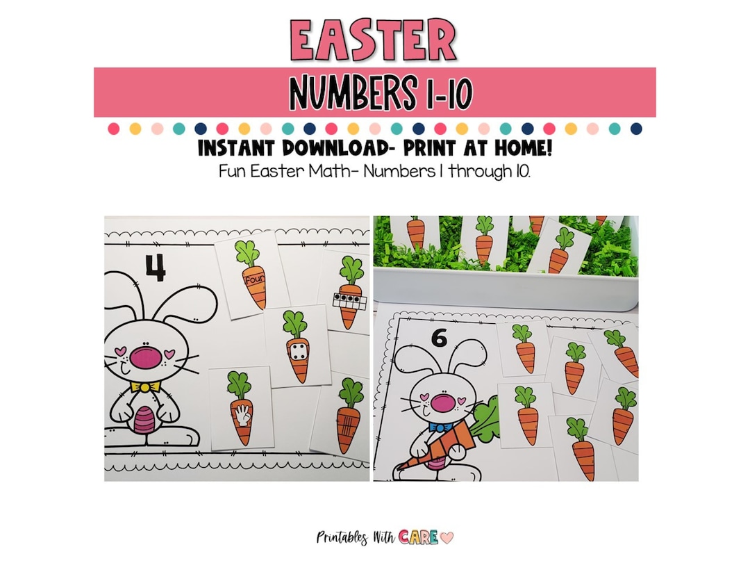 Easter Counting, Easter Math, Easter Printables, Learning Numbers ...