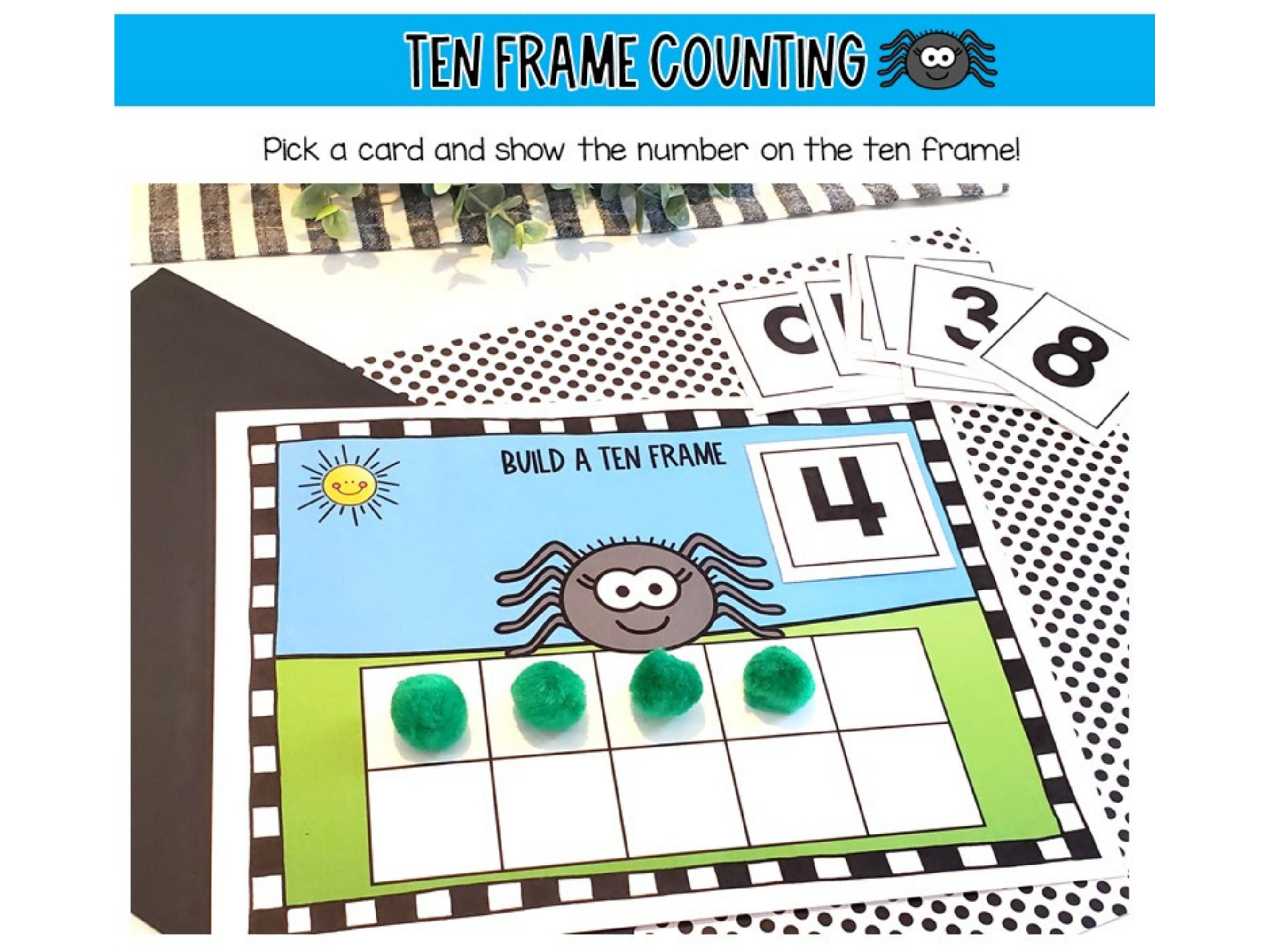 The Itsy Bitsy Spider, Nursery Rhyme, Math Activities, Numbers, Shapes ...