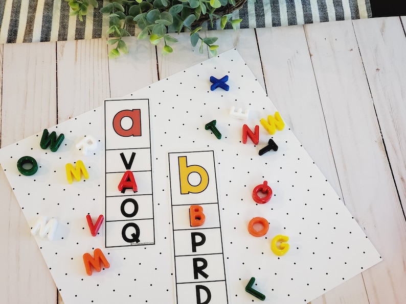 Alphabet Clip Cards, Printable, Letter Recognition, Learning Alphabet ...