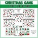 Christmas Game Printable, Christmas Games for Kids, Preschool Christmas ...