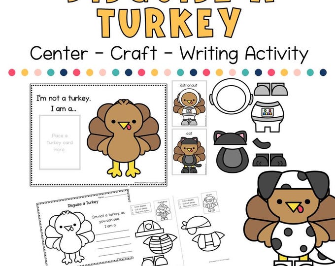 Disguise a Turkey, Pig Disguise, Turkey in Disguise Project, Turkey Day ...