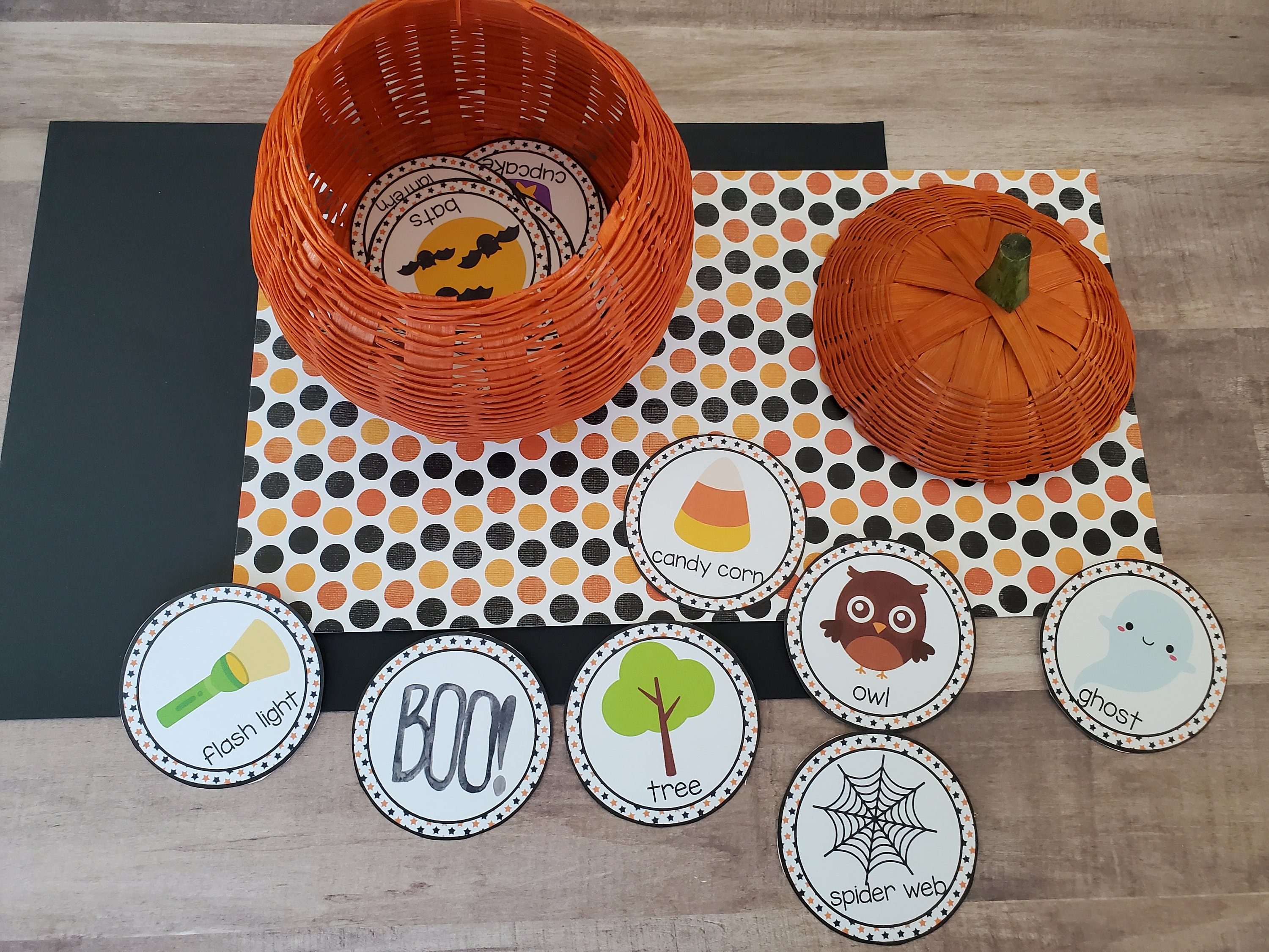 Story Tokens, Halloween Printable Games, Story Telling Printable, Story ...