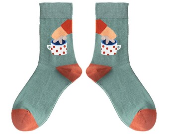 Funny Coffee Socks - Etsy