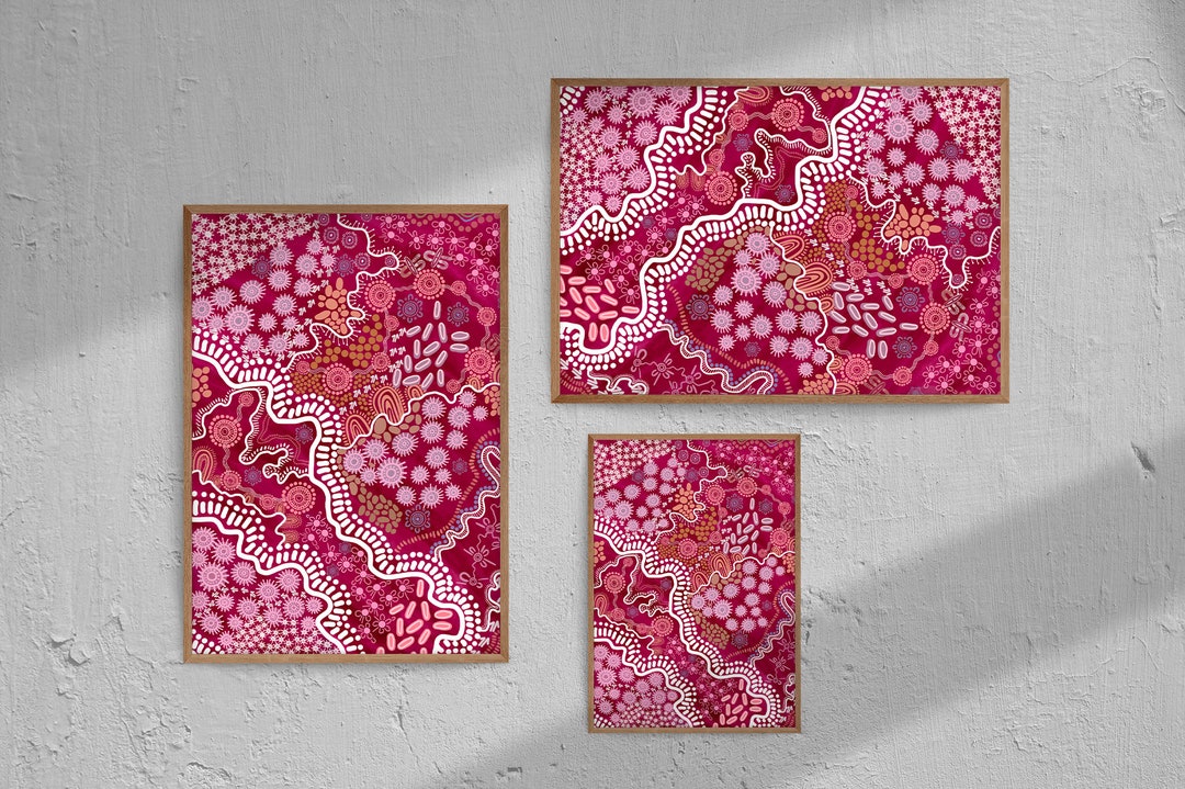 Country in Colour Pink - Etsy
