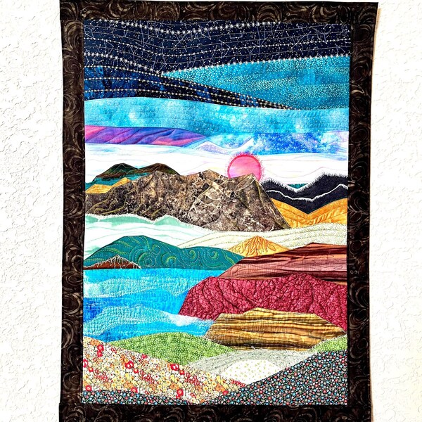Landscape Art Quilt - Etsy