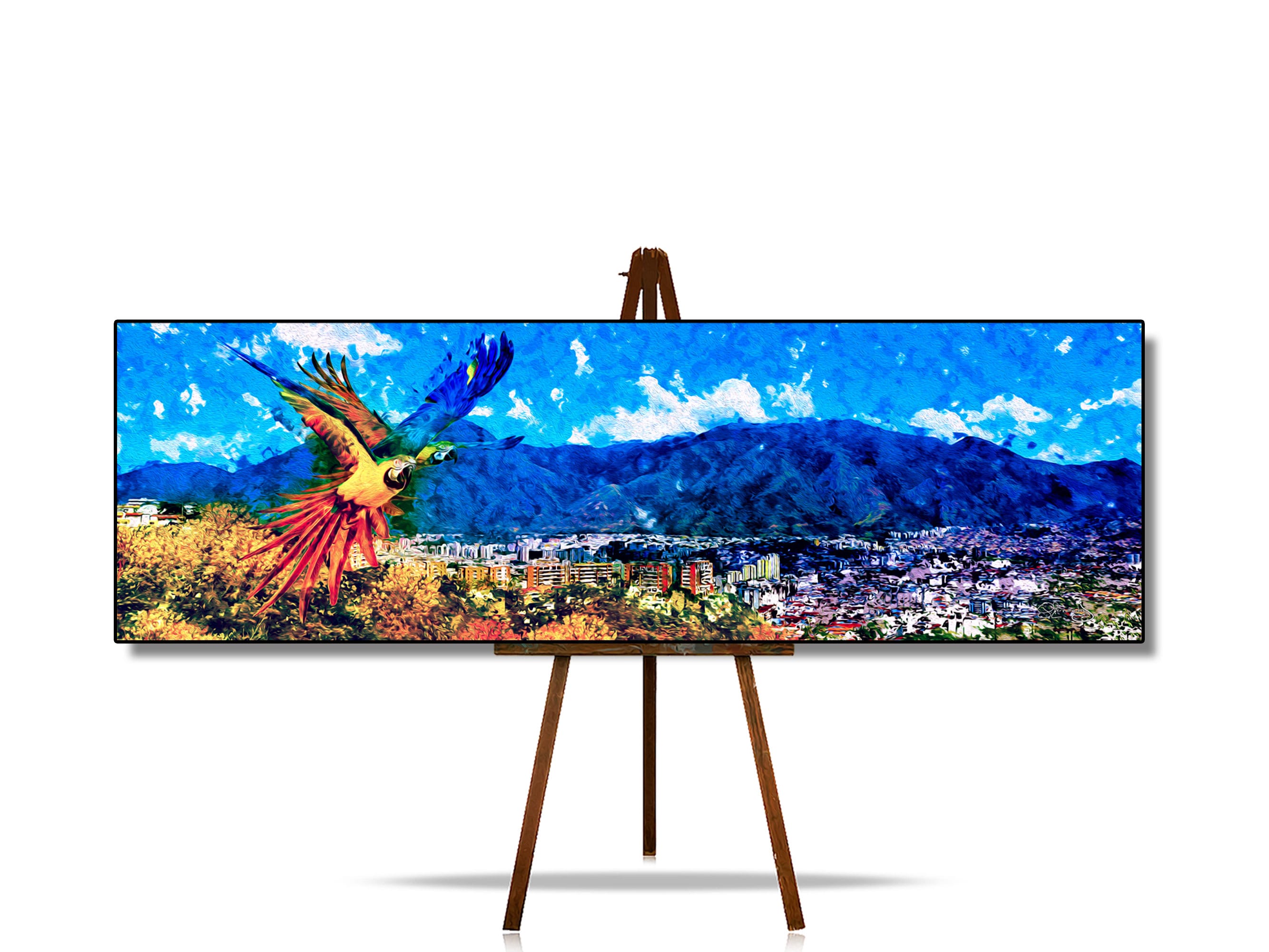 Avila Watercolor,avila Caracas Venezuela Canvas Prints Wall Art, Cerro ...