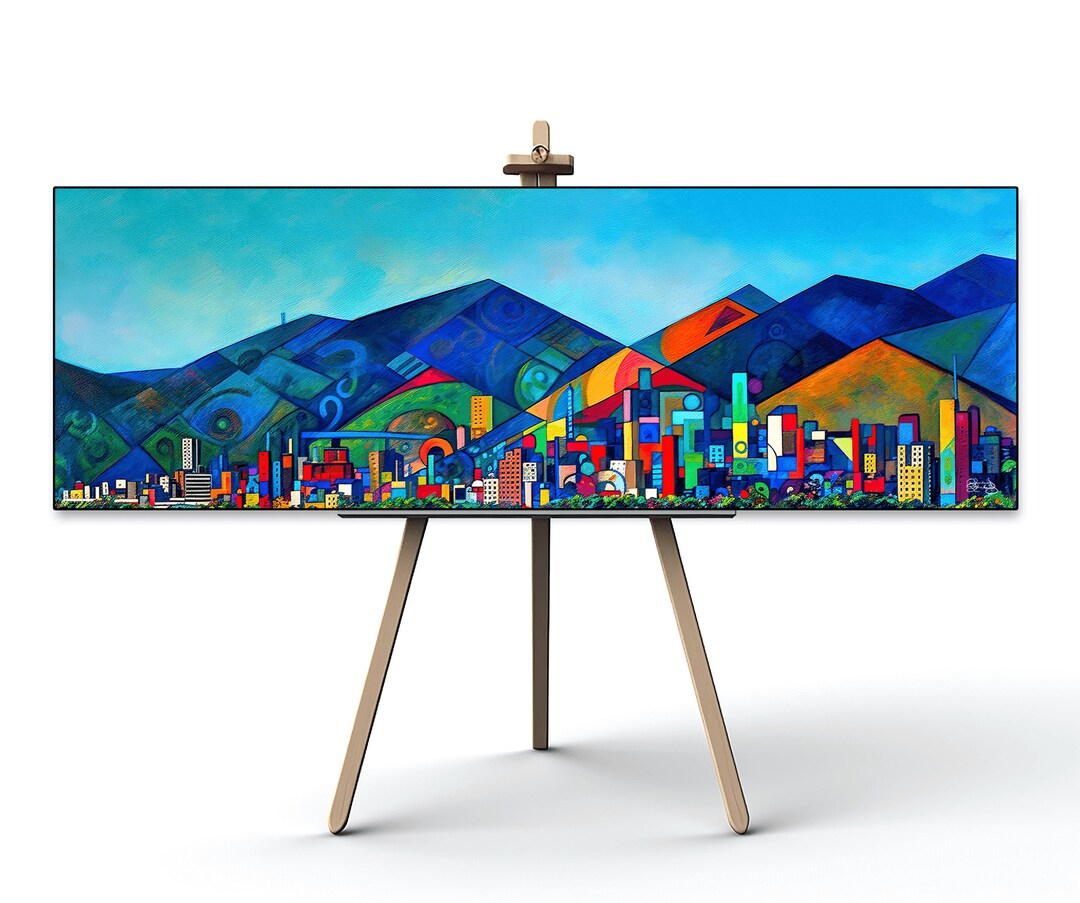 Avila Geometric Abstractions in Contemporary Art, Digital Art Printed ...