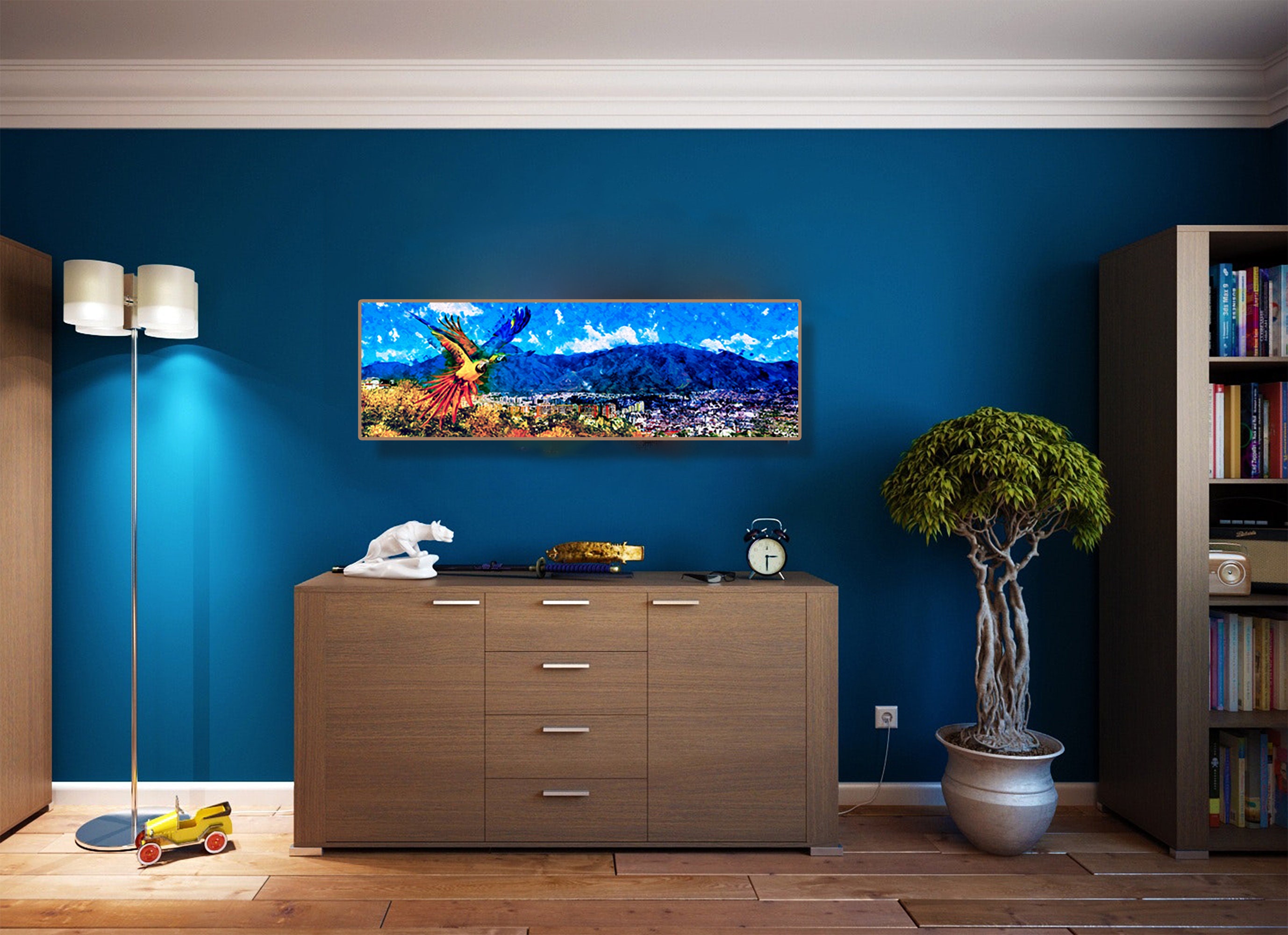 Avila Watercolor,avila Caracas Venezuela Canvas Prints Wall Art, Cerro ...