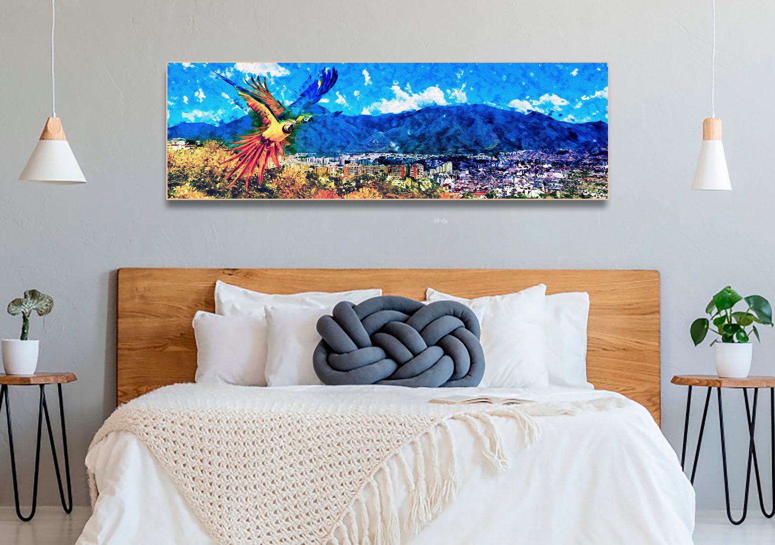 Avila Watercolor,avila Caracas Venezuela Canvas Prints Wall Art, Cerro ...