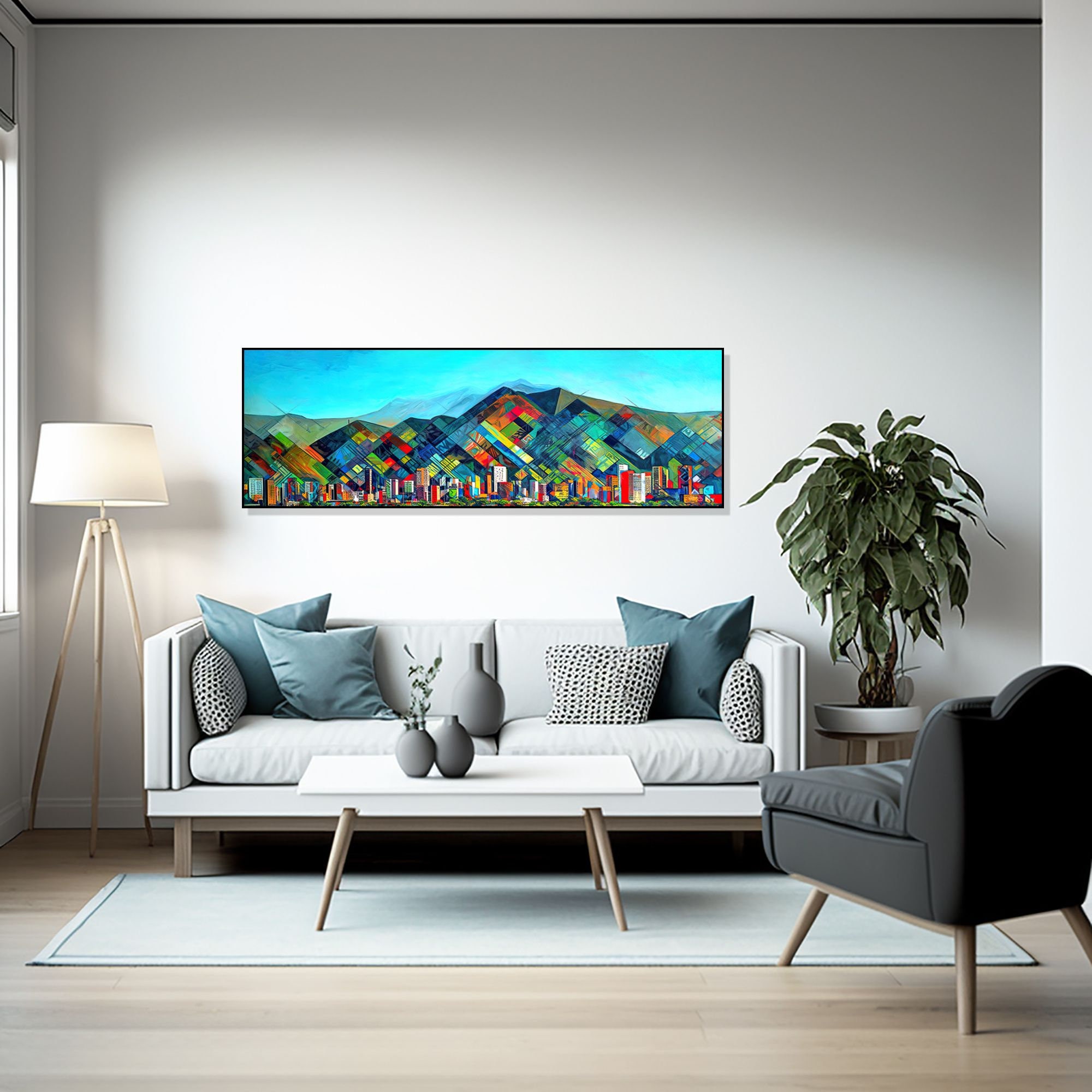 Mesmerizing Geometric Artwork Inspired by El Avila, Avila Canvas Prints ...