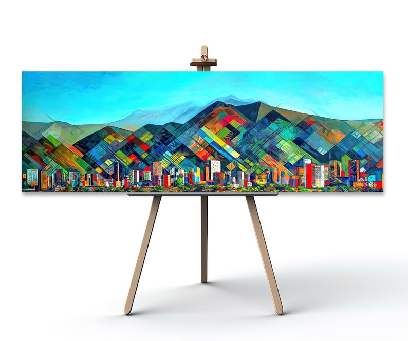 Mesmerizing Geometric Artwork Inspired by El Avila, Avila Canvas Prints ...
