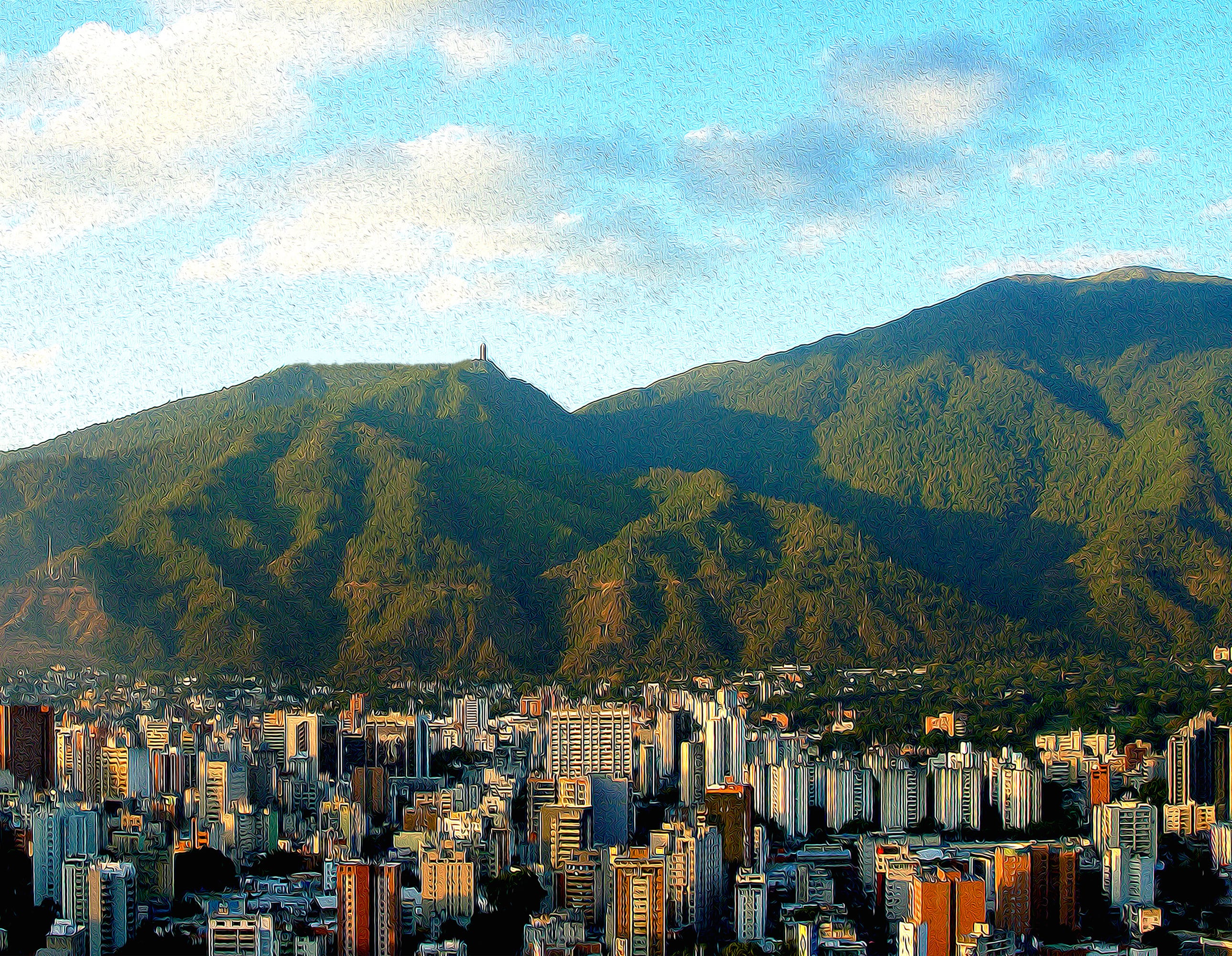 Avila Caracas Venezuela Canvas Prints Wall Art, Cerro El Avila, Cuadro ...