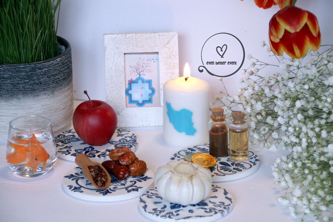 Norooz Haftseen Table Design, Nowruz Design Crafted in the USA - Etsy