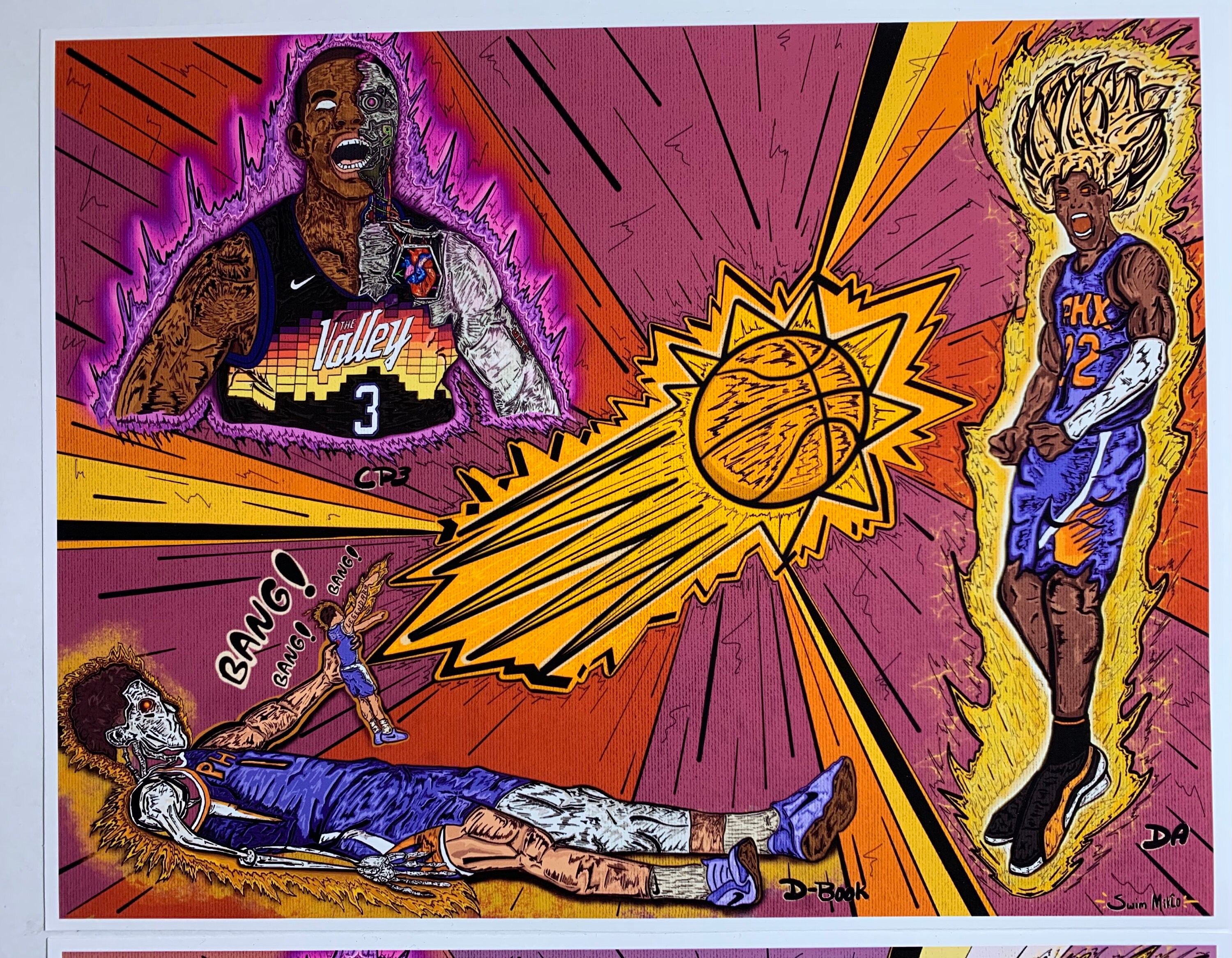 NBA Arizona Phoenix Suns Devin Booker Deandre Ayton Chris Paul CP3 ...