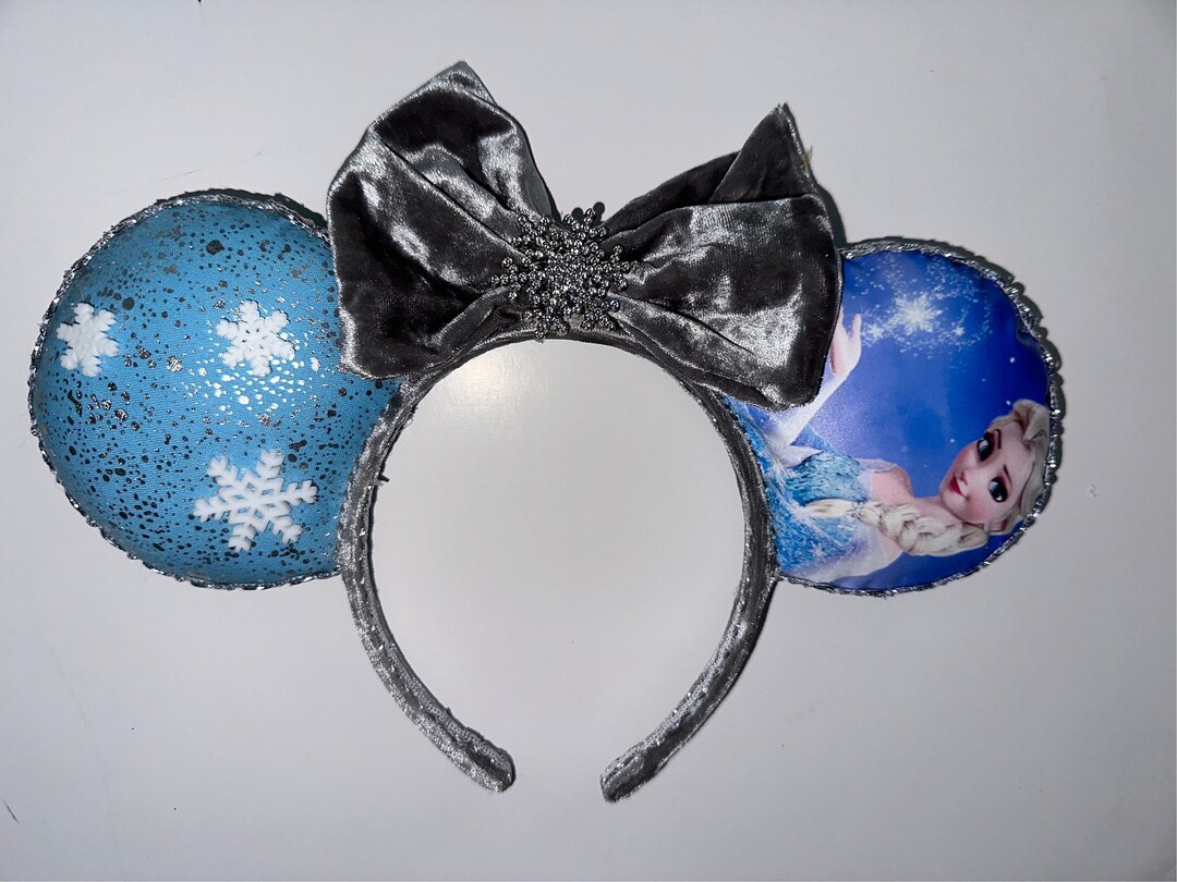 Frozen Princess Elsa Inspired Mouse Ears, Queen Elsa Handmade Ears ...