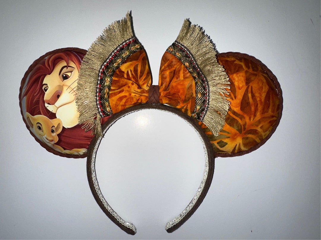 Lion King Mouse Ears, Lion King Simba Handmade Headband, Disney ...