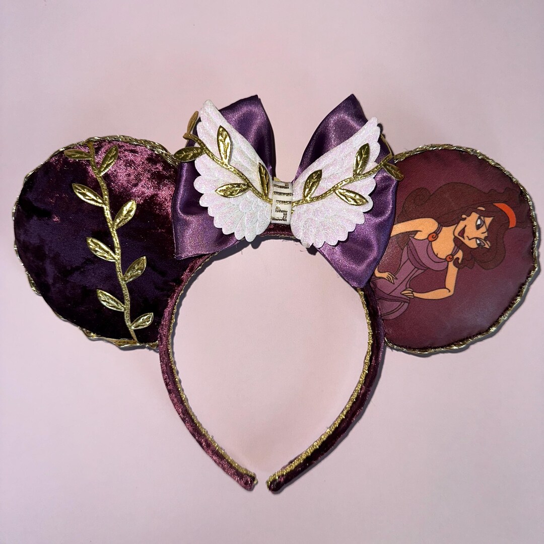 Hercules Megara Mouse Ears | Hercules Mouse Ears | Purple Mouse Ears ...