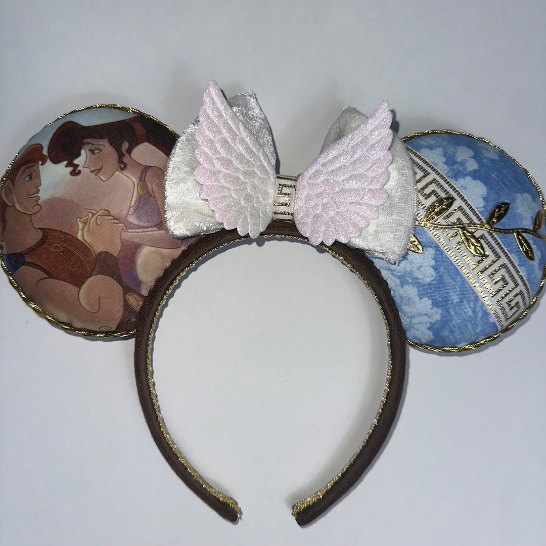 Handmade Hercules Megara Mouse Ears Headband | Disney Inspired - Etsy