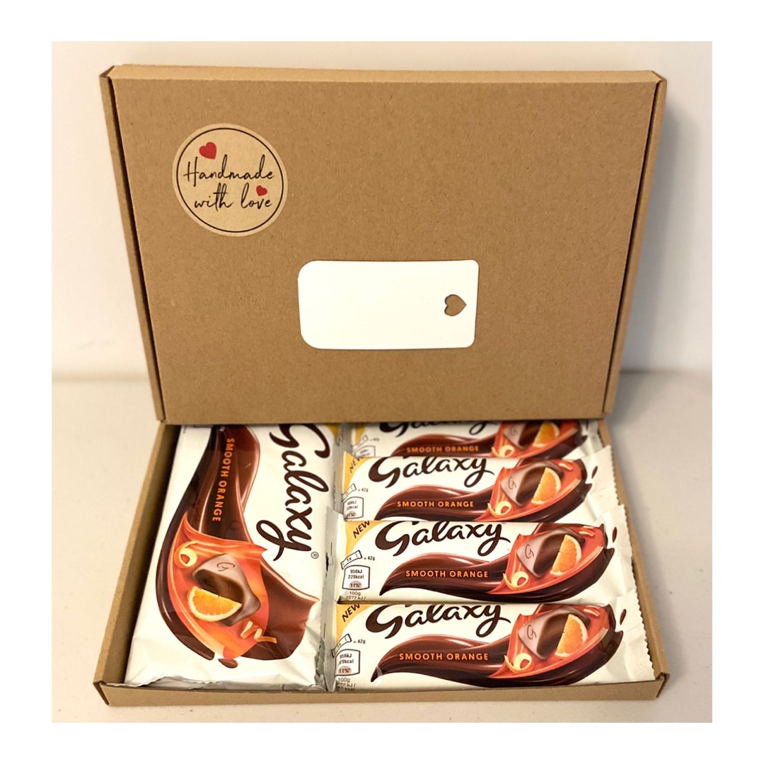 NEW Galaxy Smooth Orange Chocolate Bar Hamper - Etsy