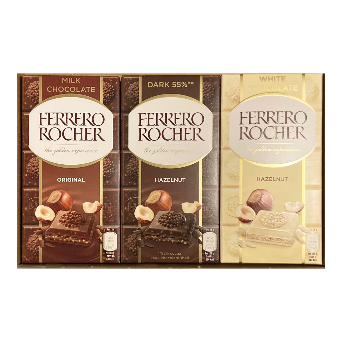 NUEVO Ferrero Rocher Barra de chocolate Caja de regalo Cesta - Etsy México
