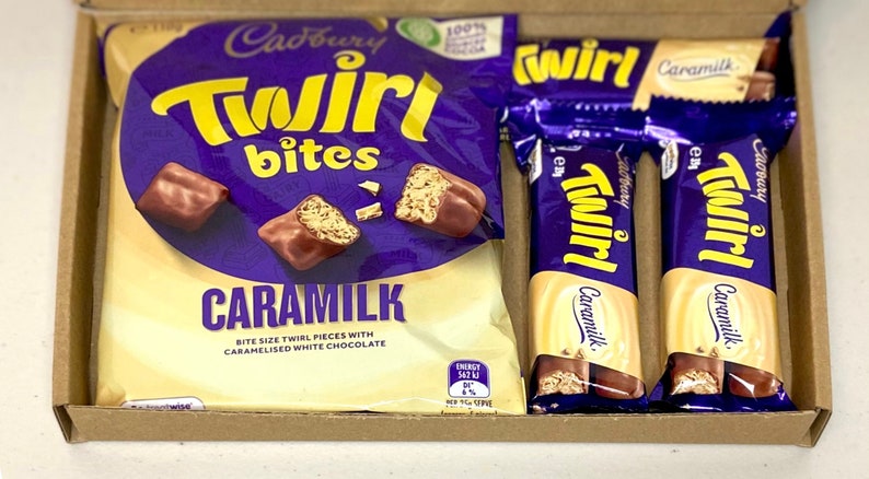 Cadbury Twirl Caramilk Bites & Bars Chocolate Hamper Special Edition ...