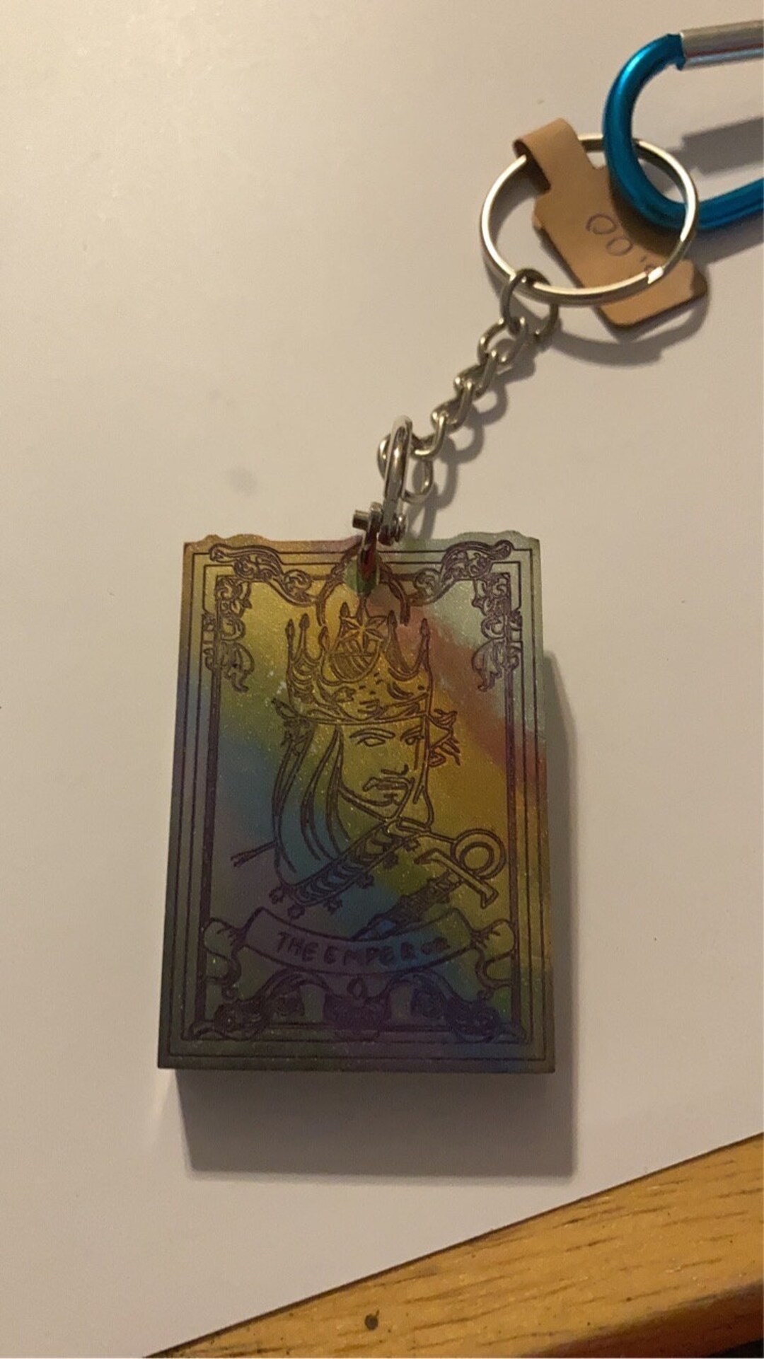 Tarot Keychain- the Emperor - Etsy