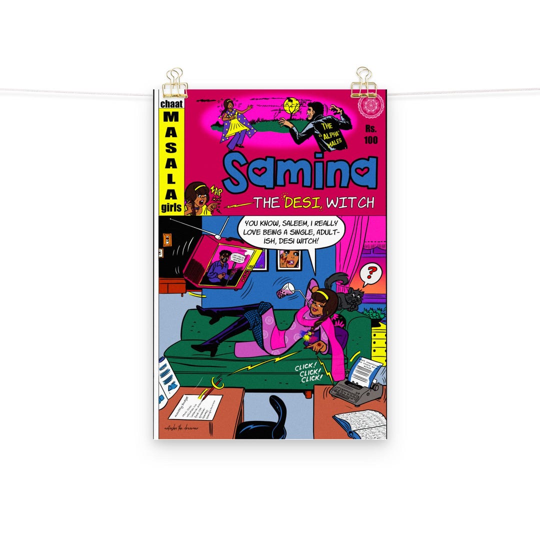 Samina the Desi Witch | Sabrina the Teenage Witch Inspired Matte Poster ...